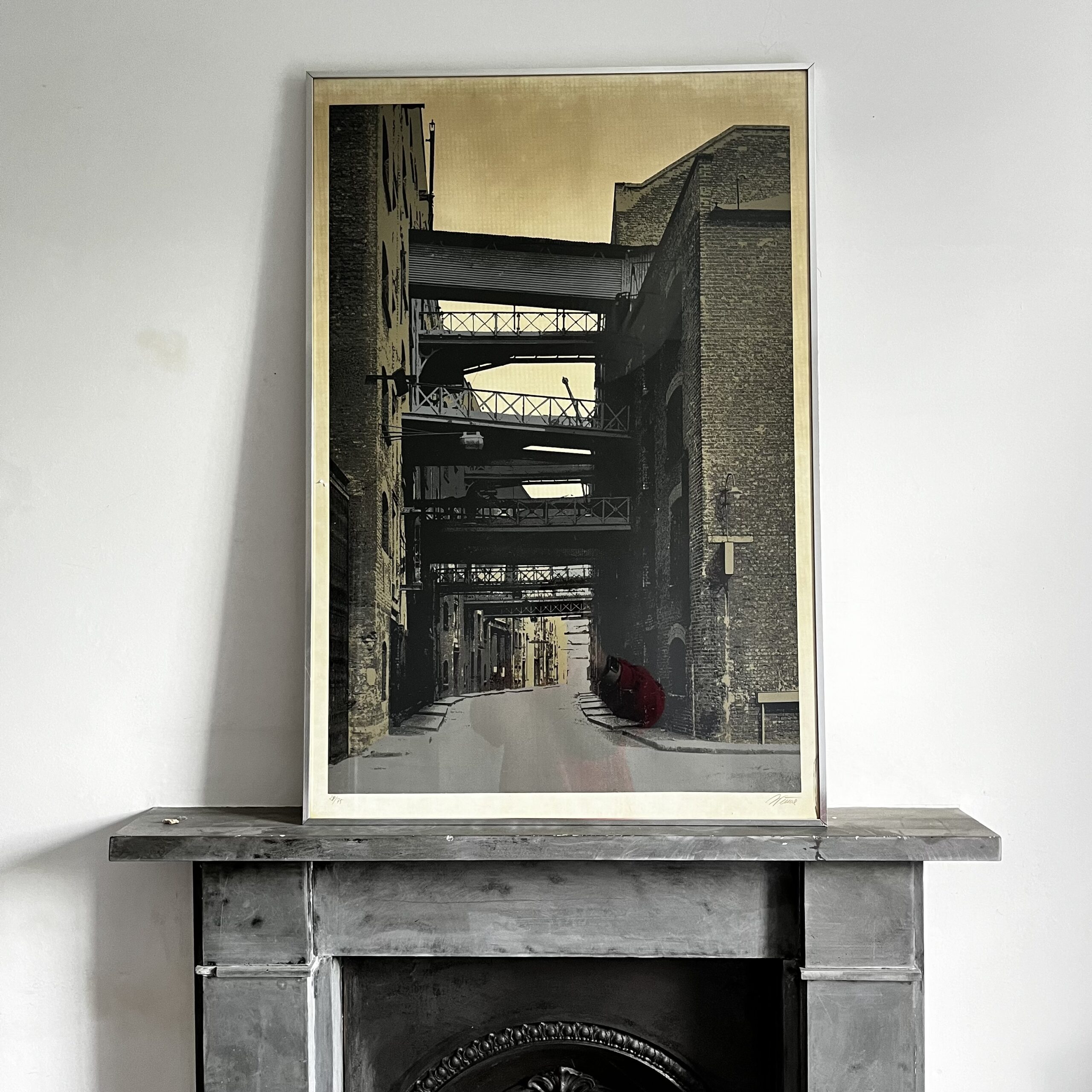 Mid Century Industrial Print / lithograph - rediscova